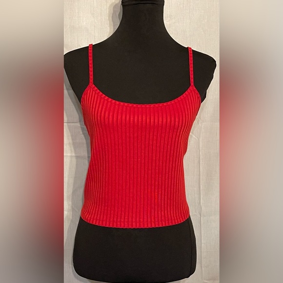 SHEIN | Tops | Red Ribbed Tank | Poshmark